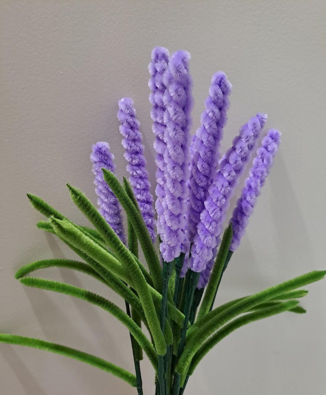 Everlasting Lavender Artificial Flowers Stem Handmade Gift Home Decor ...