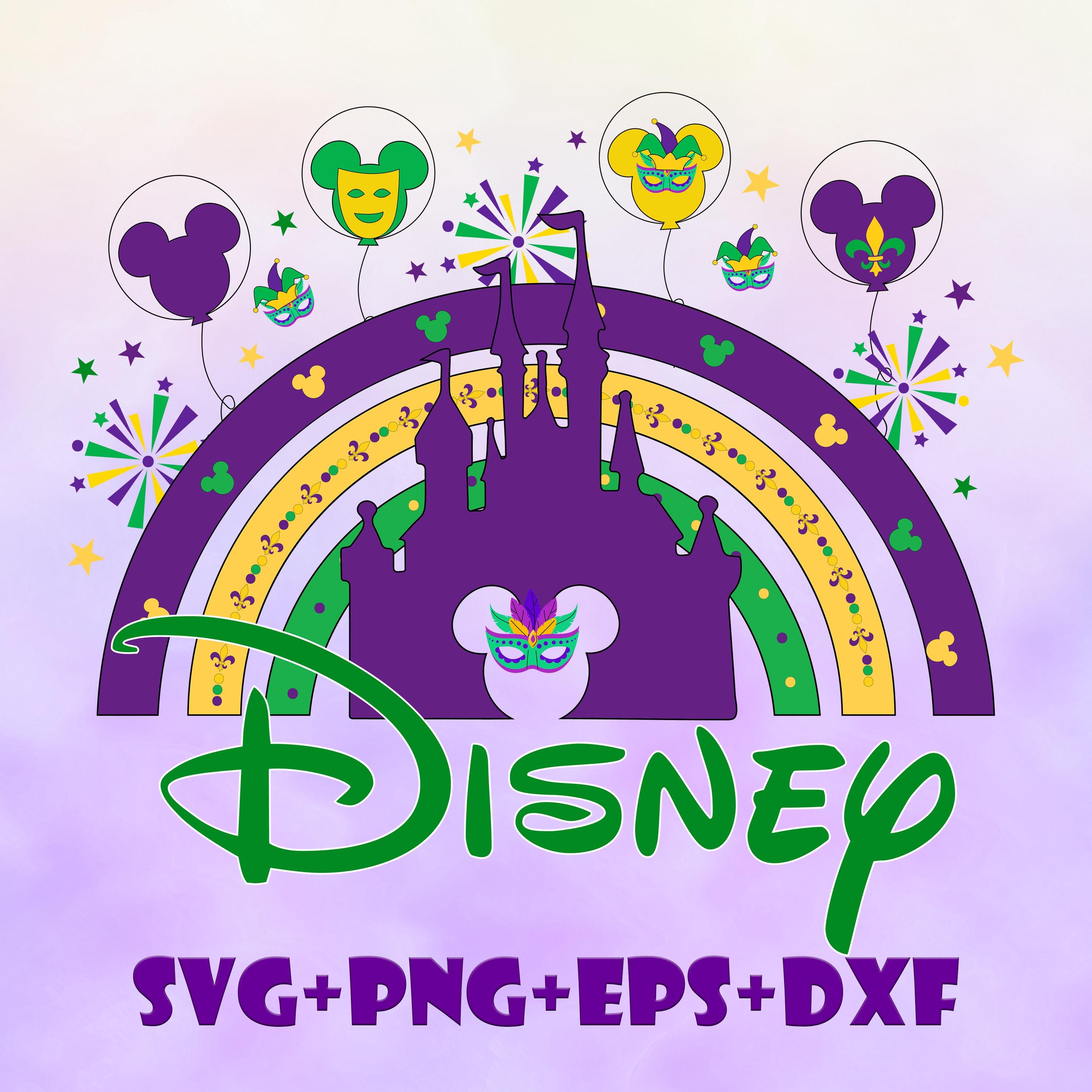 Mickey Mouse and Friends Mardi Gras Castle Shirt PNG, Mardi Gras New ...