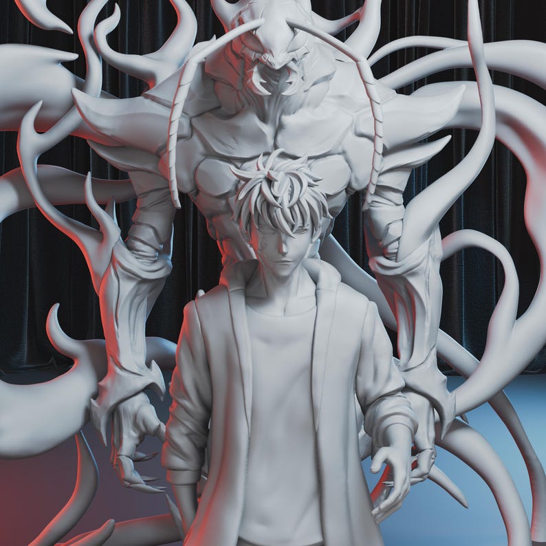 Beru & Sung Jin-woo 3D STL Model Exclusive for Solo Leveling Fans - Etsy