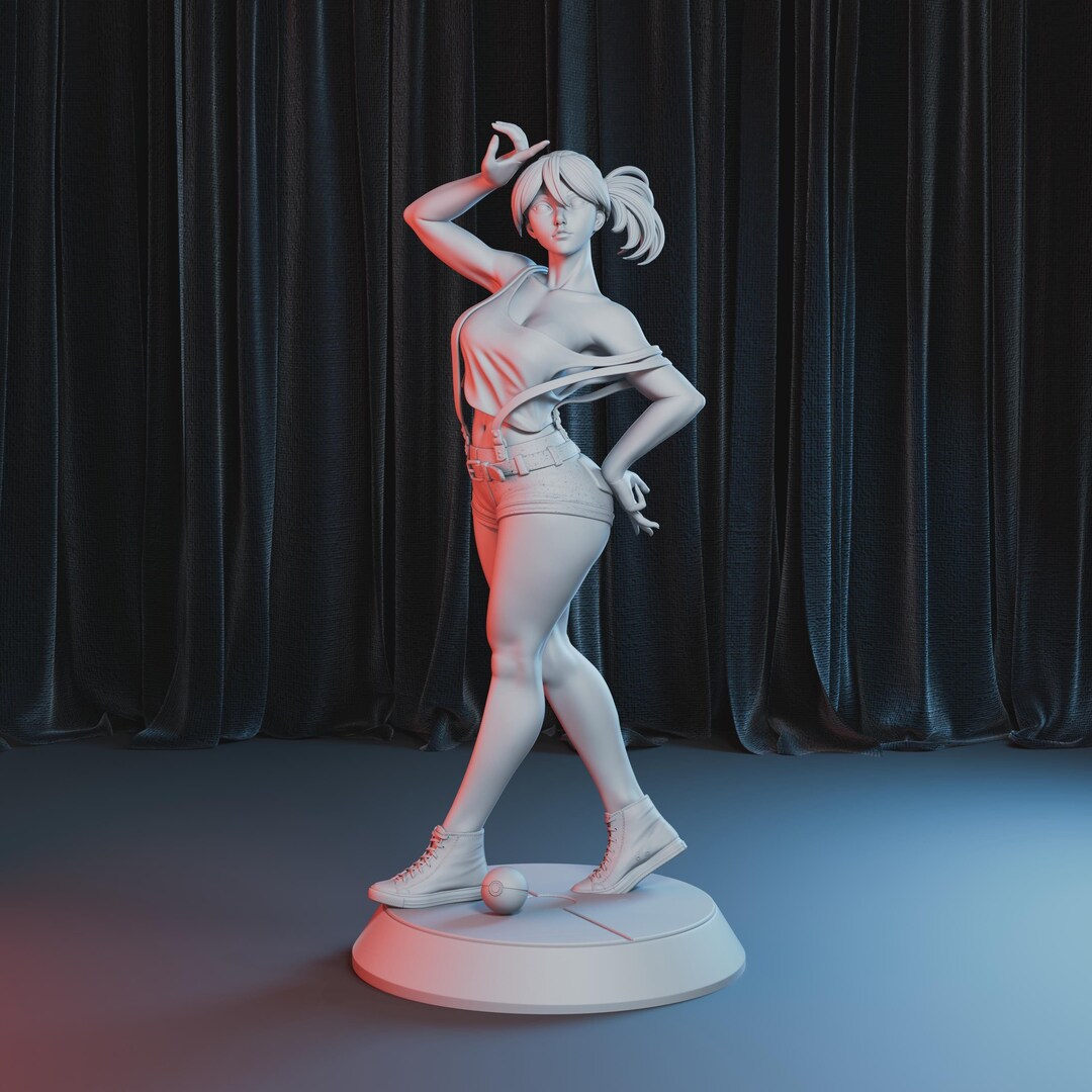 Misty 3D STL Model Pokemon's Favorite Heroine - Etsy
