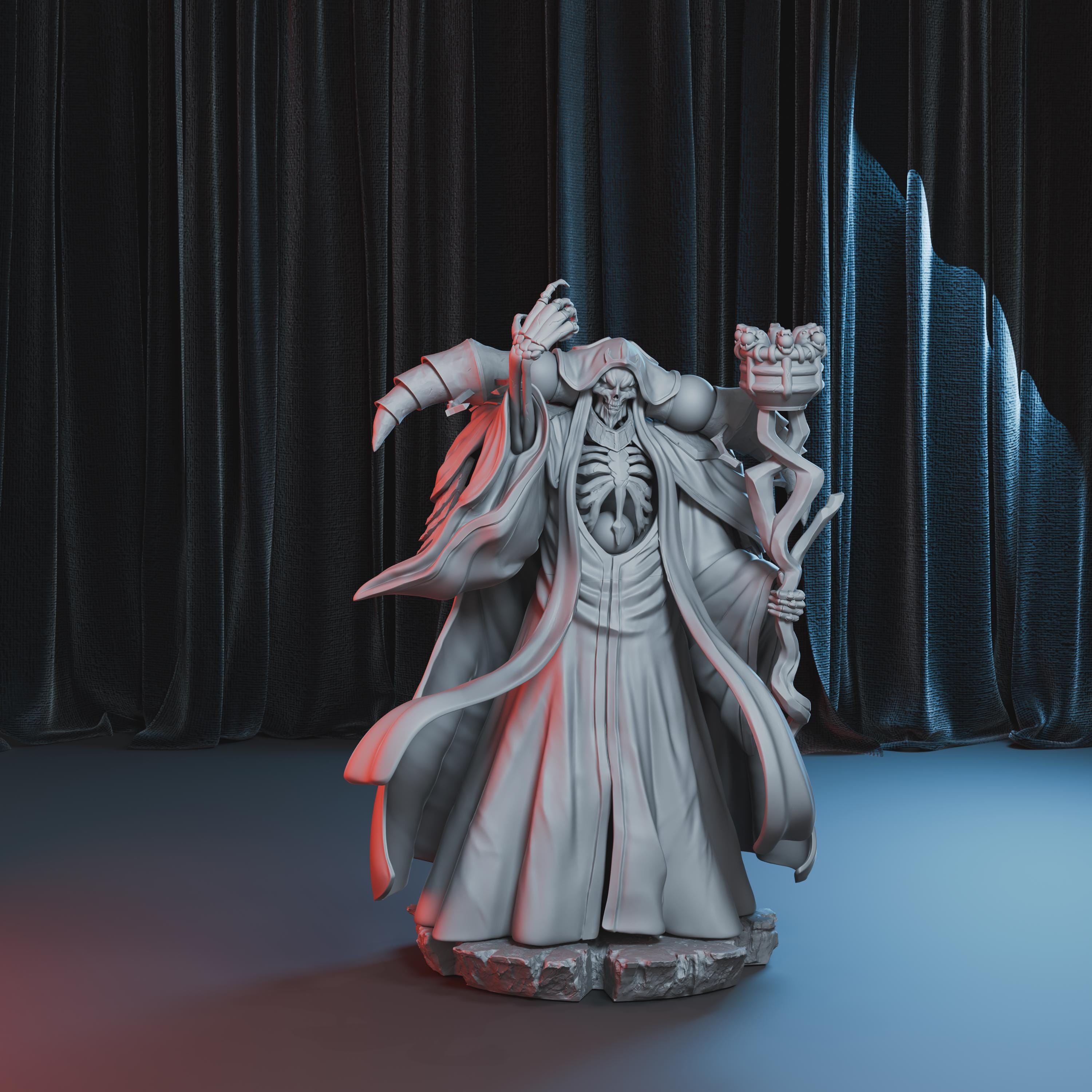 Ainz Ooal Gown 3d Stl Model Special Design For Overlord Fans Etsy