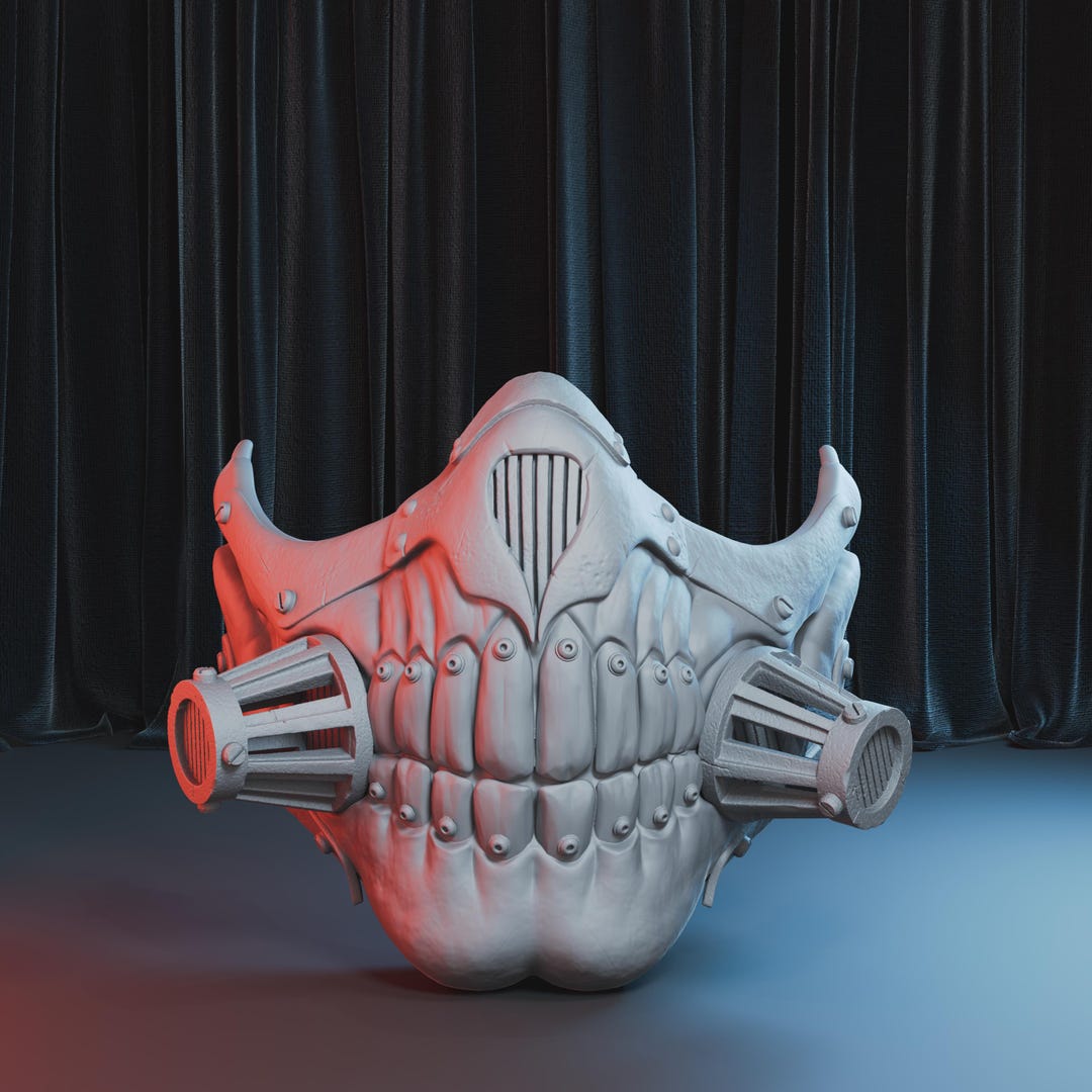 Immortan Joe Mask 3D STL Model the Iconic Symbol of the Mad Max World ...