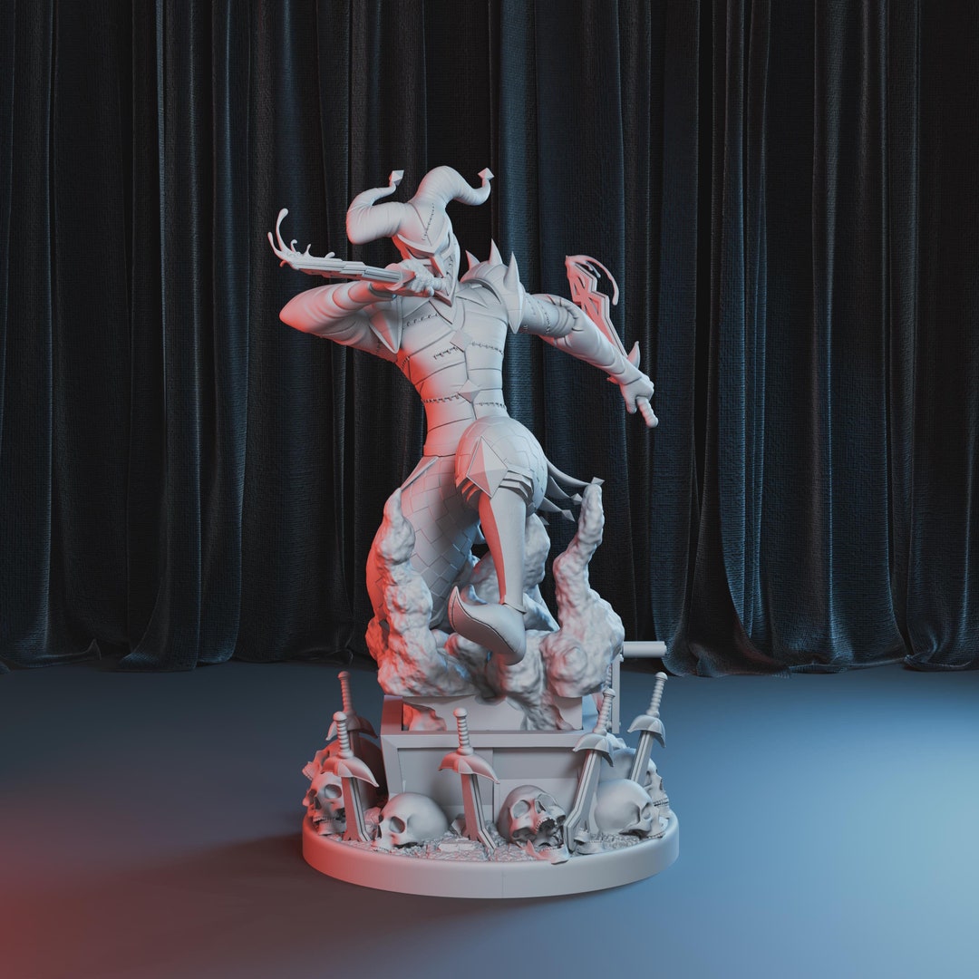 Shaco Jokester Clown 3D STL Model - Etsy