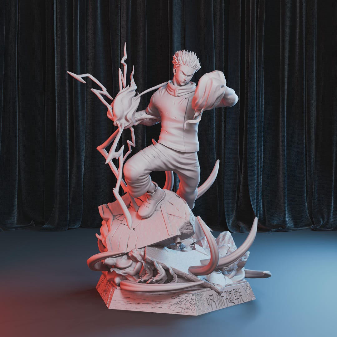 Yuji Itadori 3D STL Model the Hero of Jujutsu Sorcery - Etsy