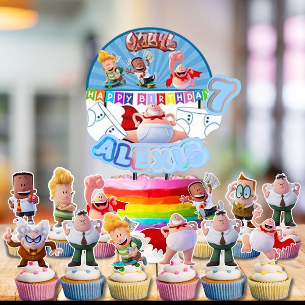 Captain Underpants Party Supplies - Etsy