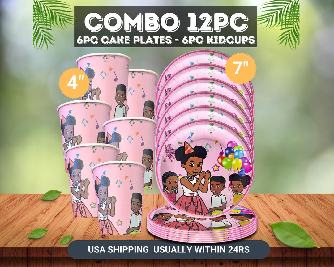 12pc Gracies Phonics Plates Cups Napkins Tableware Party Decorations ...