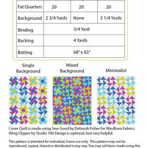 Rotation Quilt PDF Pattern by Dizzy Quilter, Fat Quarter Friendly - Etsy