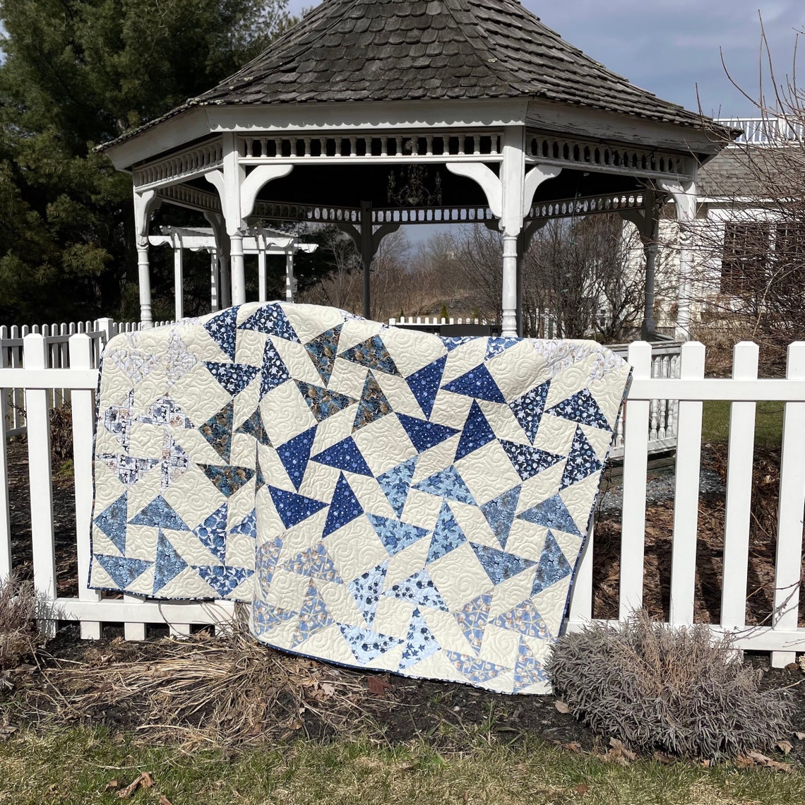 Rotation Quilt PDF Pattern by Dizzy Quilter, Fat Quarter Friendly - Etsy