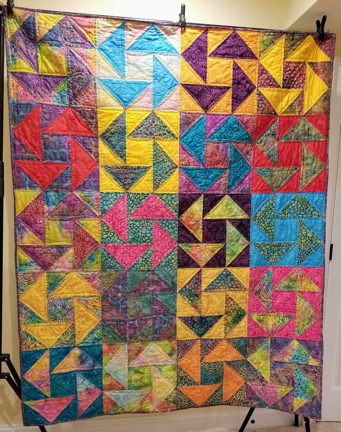 Rotation Quilt PDF Pattern by Dizzy Quilter, Fat Quarter Friendly - Etsy