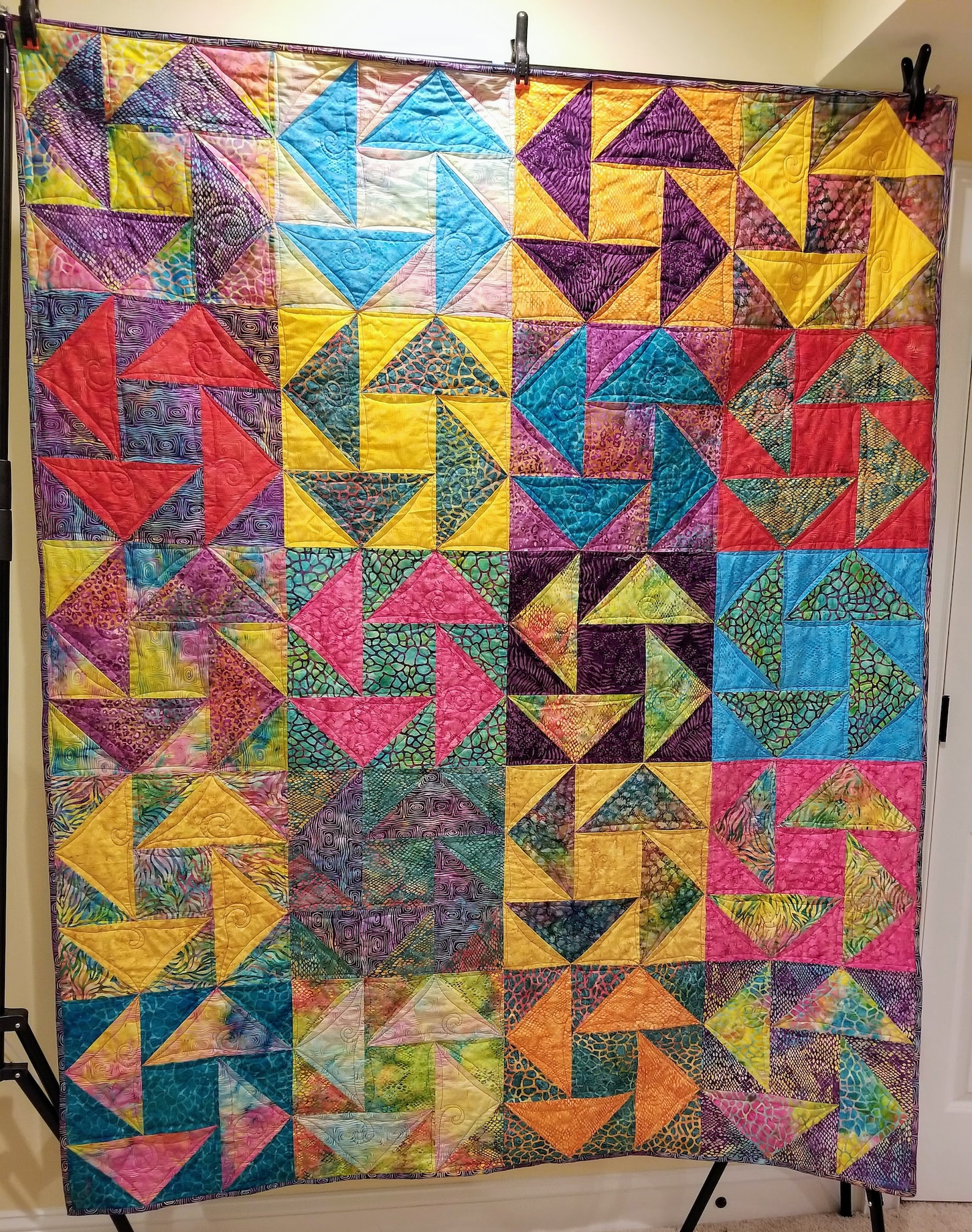 Rotation Quilt PDF Pattern by Dizzy Quilter, Fat Quarter Friendly - Etsy