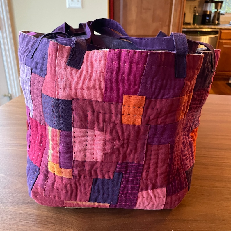Kawandi Style Project Bag PDF Pattern - Etsy