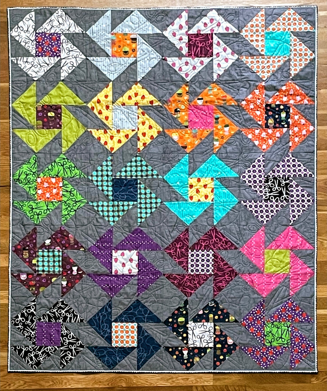 Rotation Quilt PDF Pattern by Dizzy Quilter, Fat Quarter Friendly - Etsy