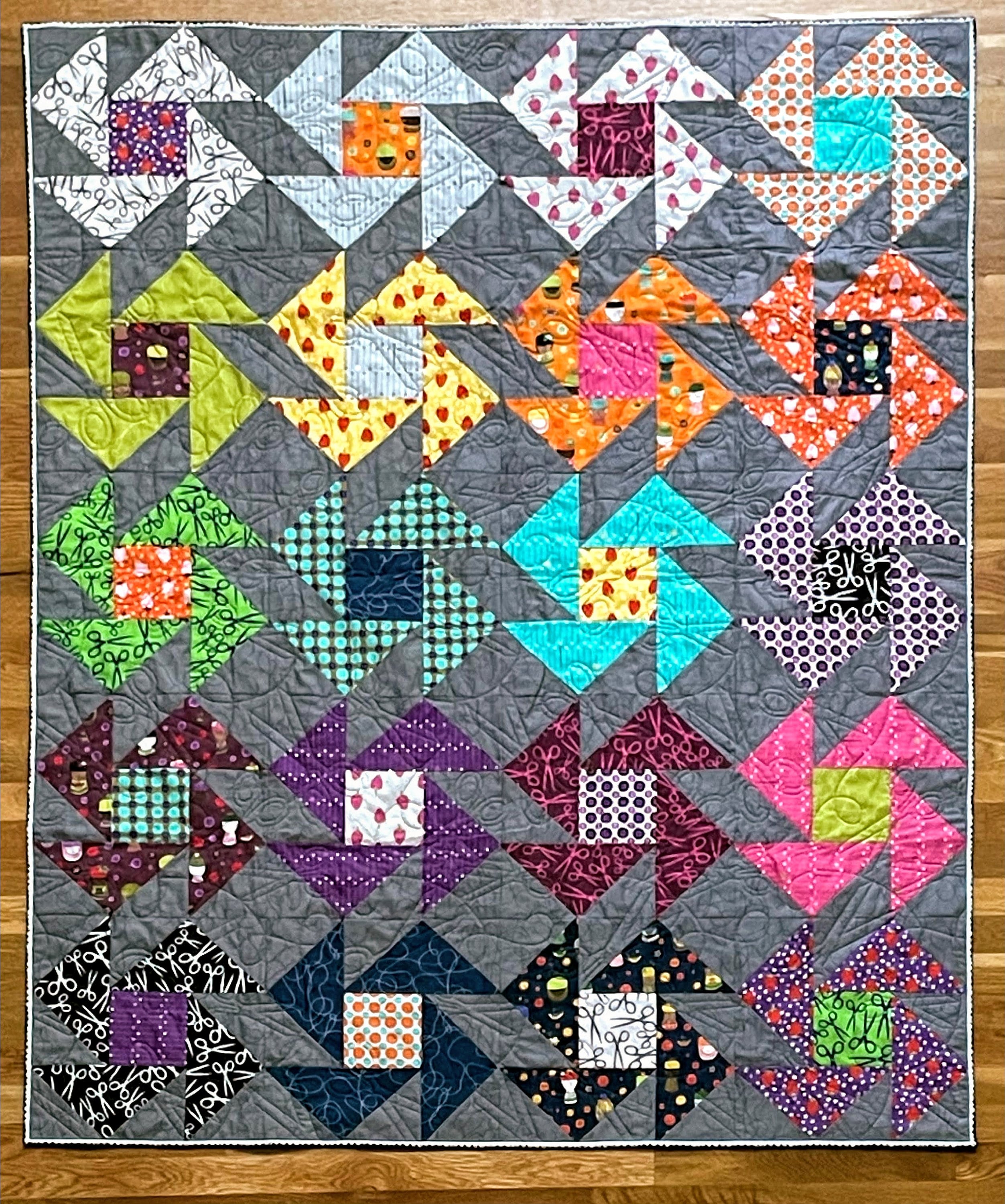 Rotation Quilt Pattern by Dizzy Quilter, Paper Copy, Fat Quarter ...