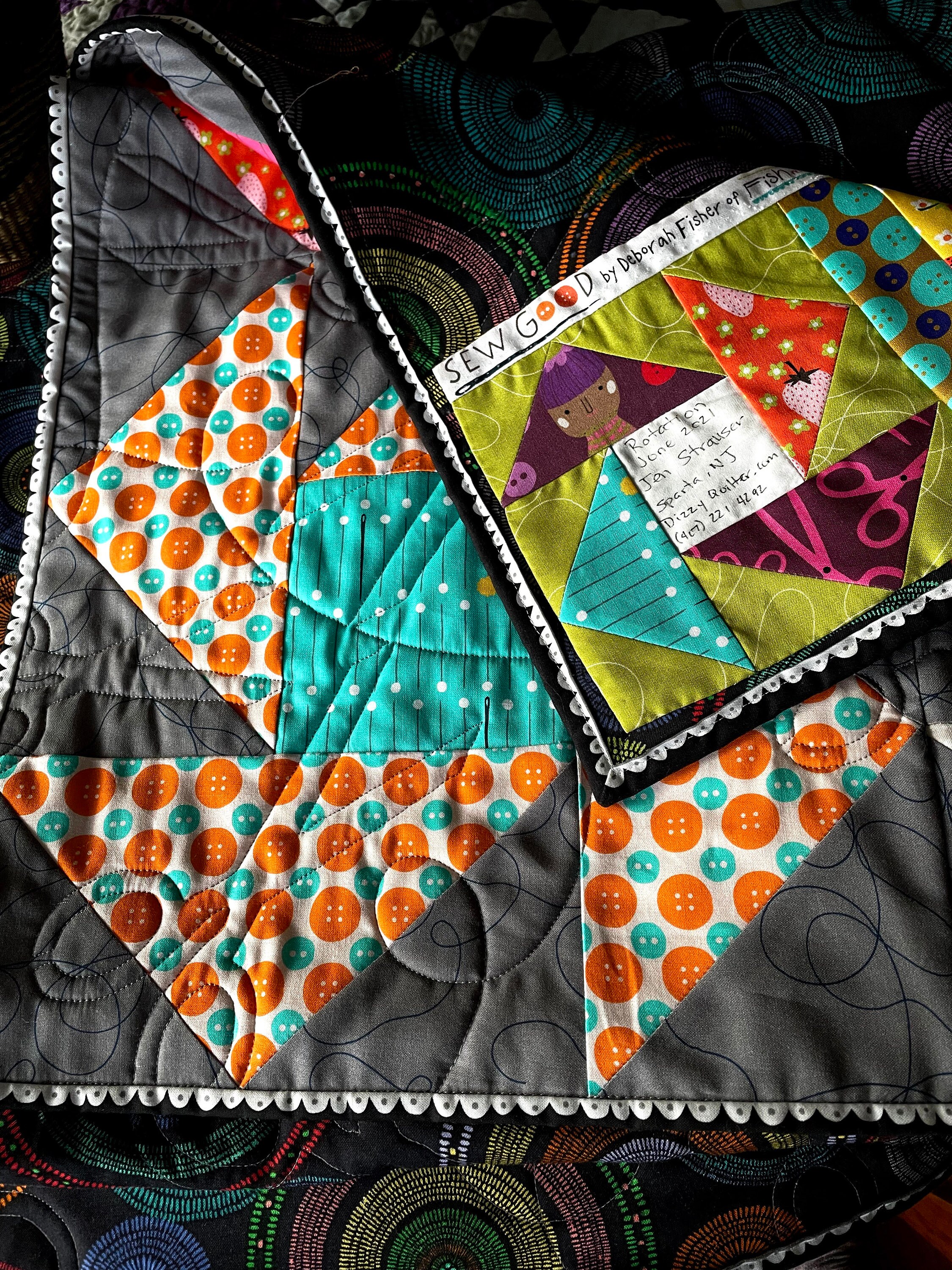 Rotation Quilt PDF Pattern by Dizzy Quilter, Fat Quarter Friendly - Etsy