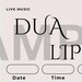 Dua Lipa Ticket - Etsy