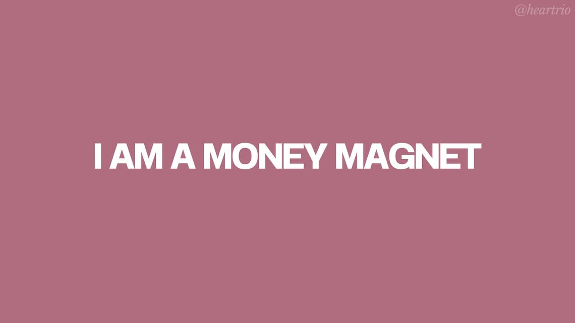 Money Affirmation Desktop Wallpaper Set - Etsy