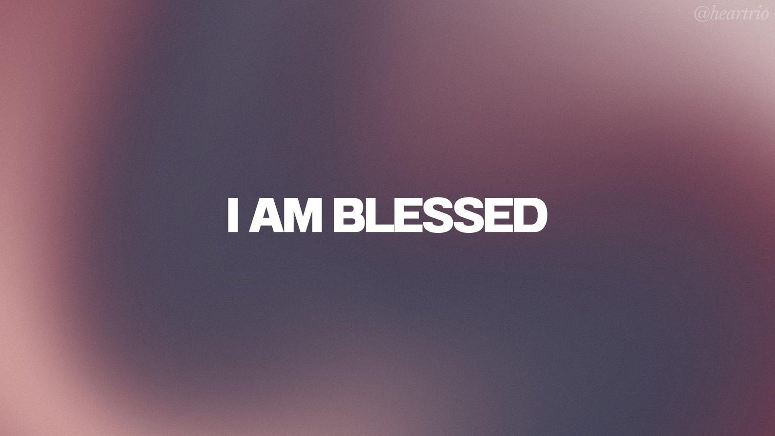 Blessed Affirmation Desktop Wallpaper Set - Etsy