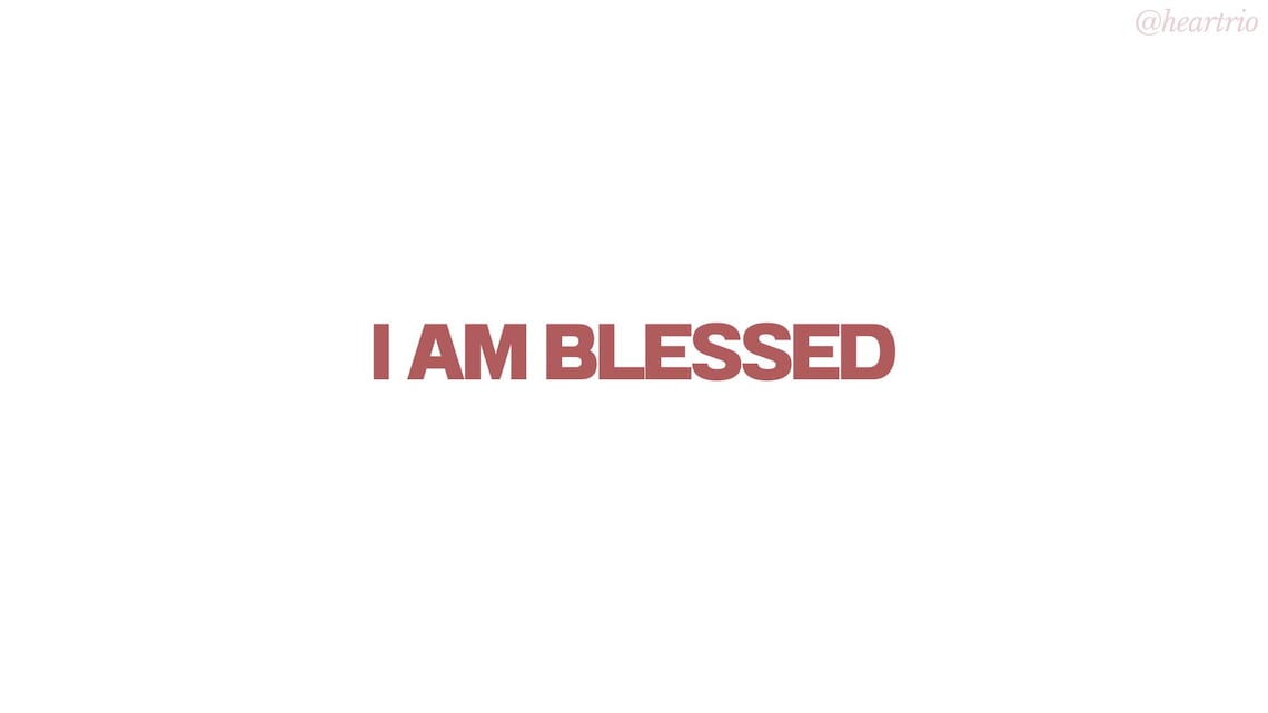 Blessed Affirmation Desktop Wallpaper Set - Etsy