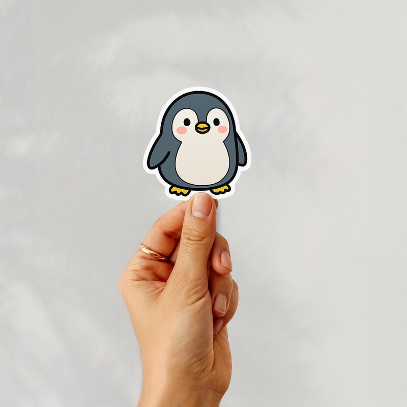 Penguin Stickers - Etsy