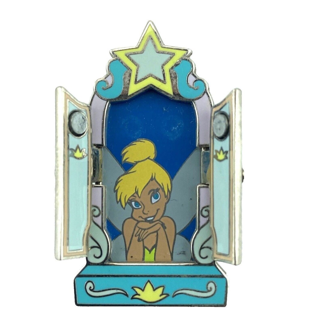 2002 Tinker Bell Disney Princess Hinged Windows Pin Peter Pan - Etsy