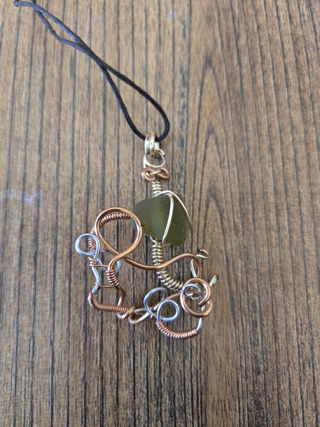 Intricate Wire Wrapping With Seaglass - Etsy