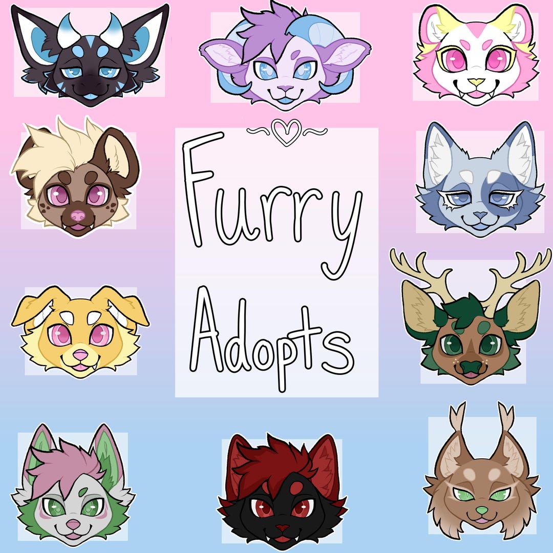 RESTOCKED DEC 25 Furry/fursona Adoptables - Etsy