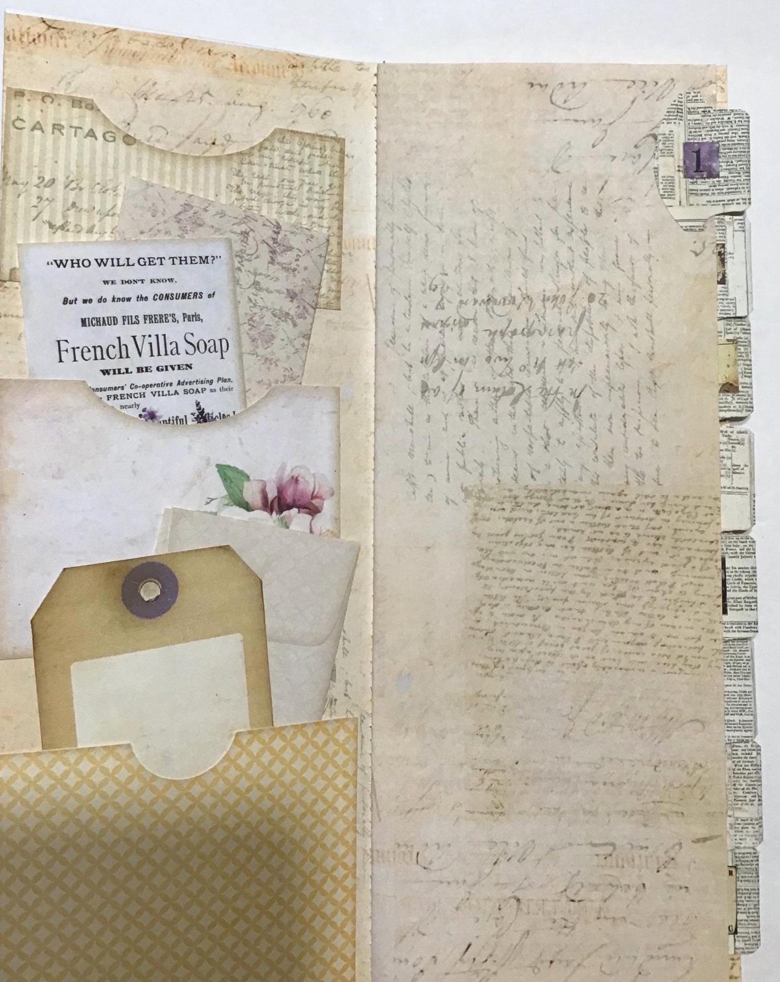 Junk Journal Handmade Completed Use for Yourself or Gifts as They Are ...