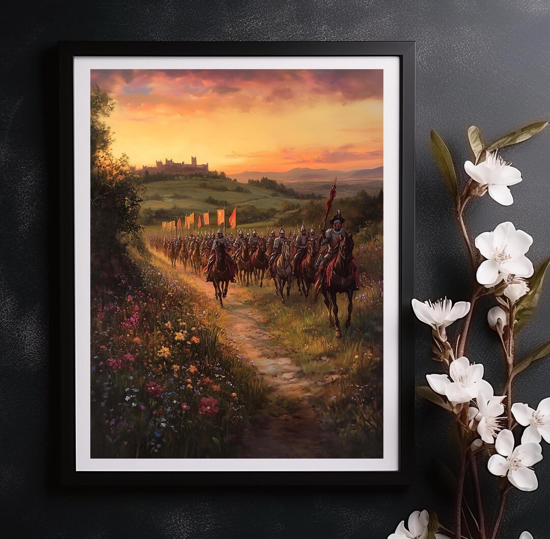 Medieval Battle Painting, Renaissance Painting, Renaissance Artwork ...