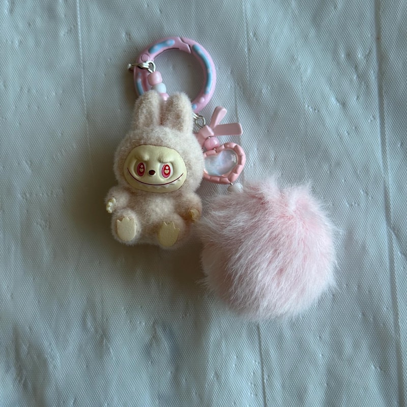 Pink and Yellow Labubu - Etsy