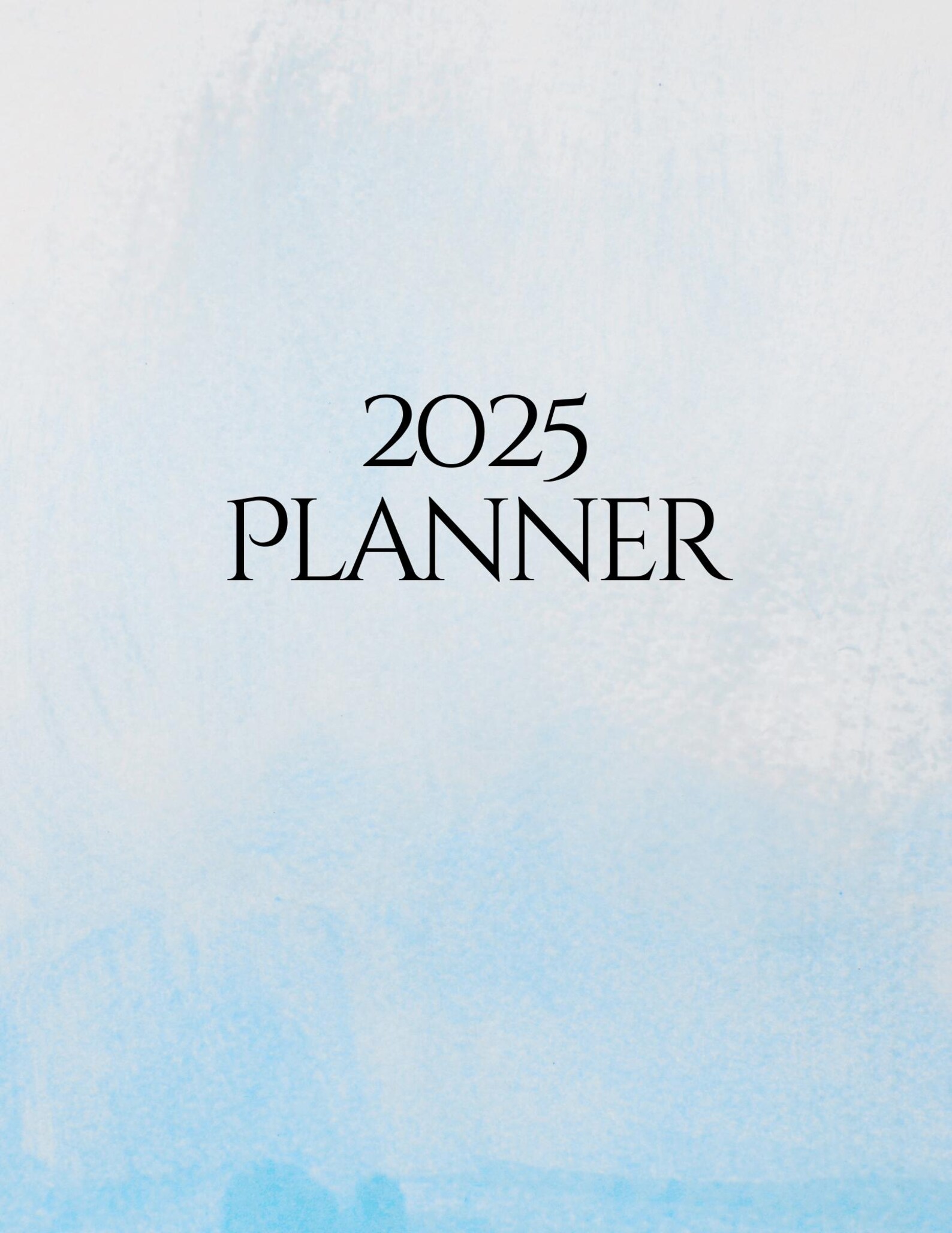 2025 Simple, Interactive Digital Planner- Blue - Etsy