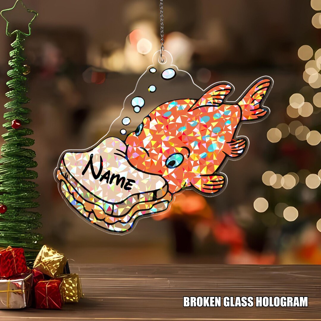 Disney Lilo and Stitch Pudge Fish Ornament, Pudge the Fish Christmas ...