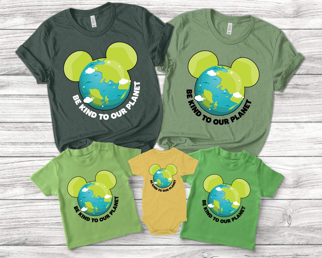Be Kind to Our Planet Mickey Mouse Shirt/earth Day Shirt/environment ...