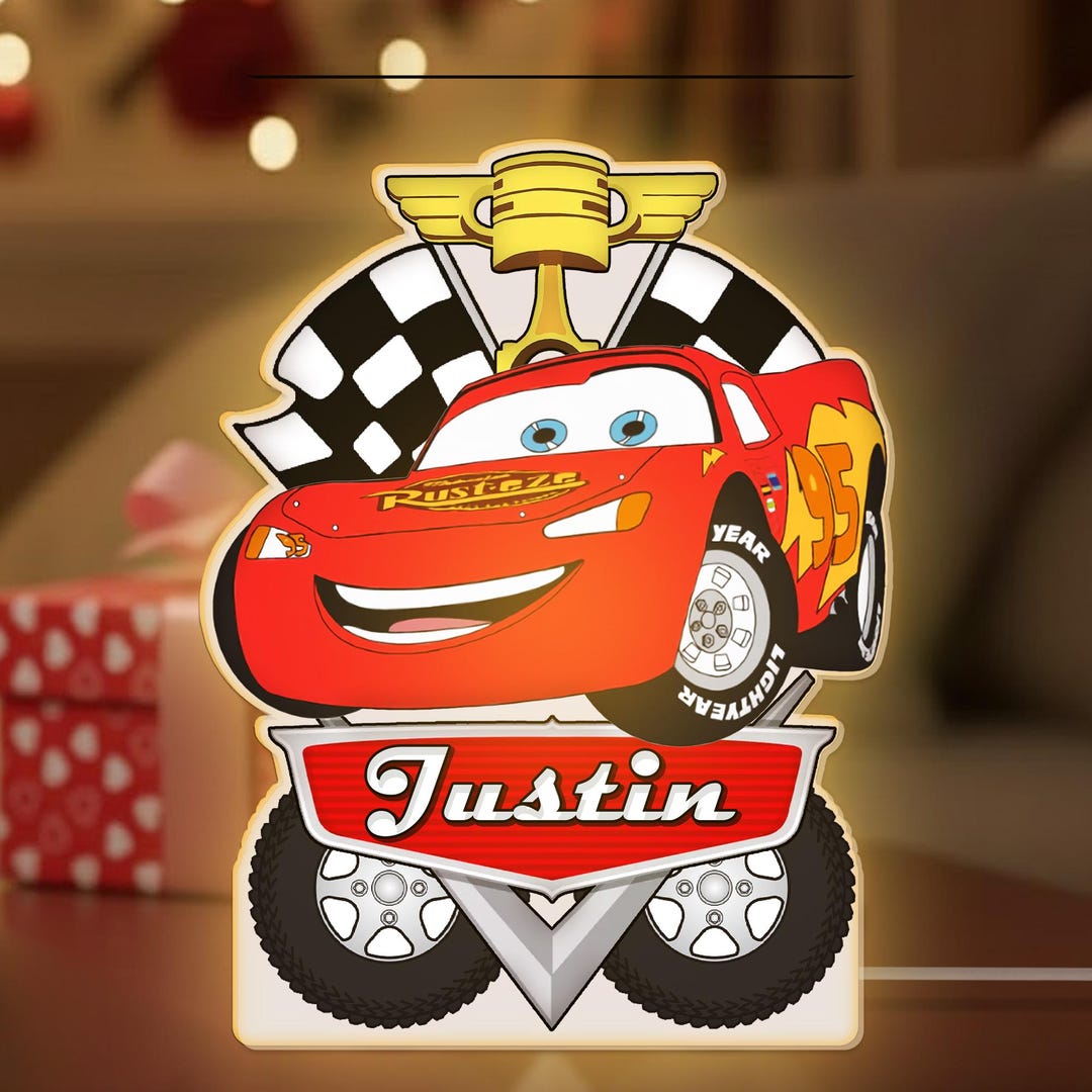 Lightning Mcqueen Night Light