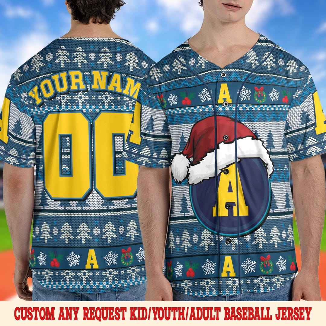 Custom College Name Baseball Jersey/personalized College Team Baseball ...