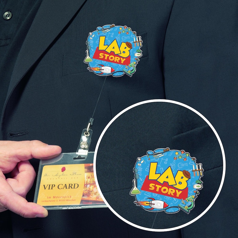 Custom Lab Week 2026 Badge Reel, Lab Team & Assistant Med Lab Tech MLT ...