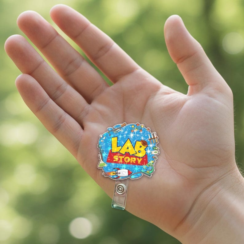 Custom Lab Week 2026 Badge Reel, Lab Team & Assistant Med Lab Tech MLT ...