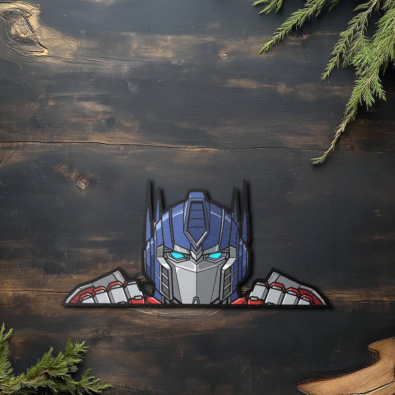Optimus Prime Decal - Etsy