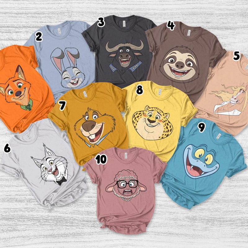 Zootopia Big Face - Etsy