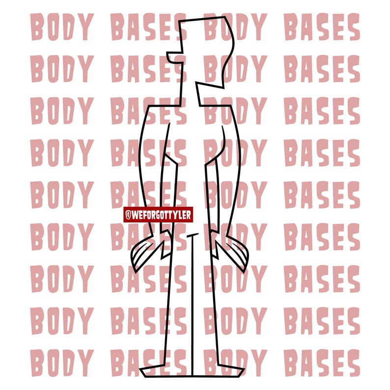 Total Drama Oc Body Bases 2 Pack - Etsy