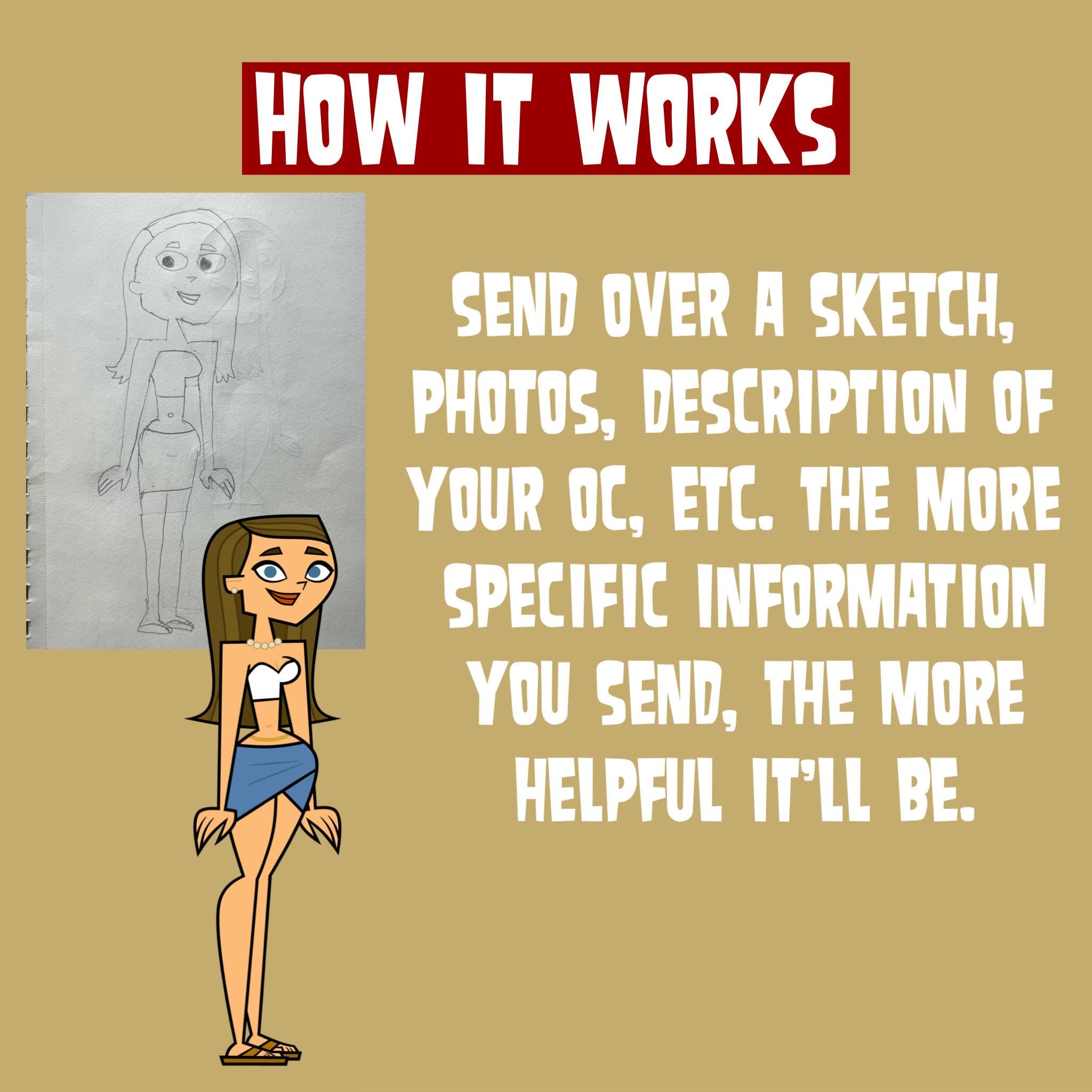 Custom Total Drama Character - Etsy