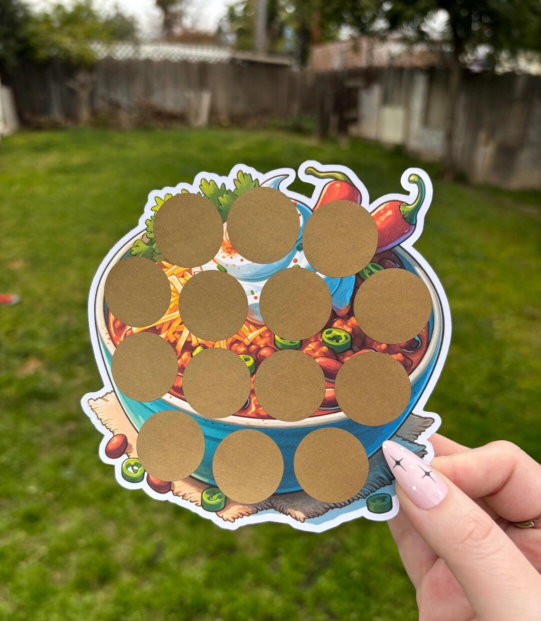 Chili Scratch off Savings Challenge A5 Savings Challenge - Etsy