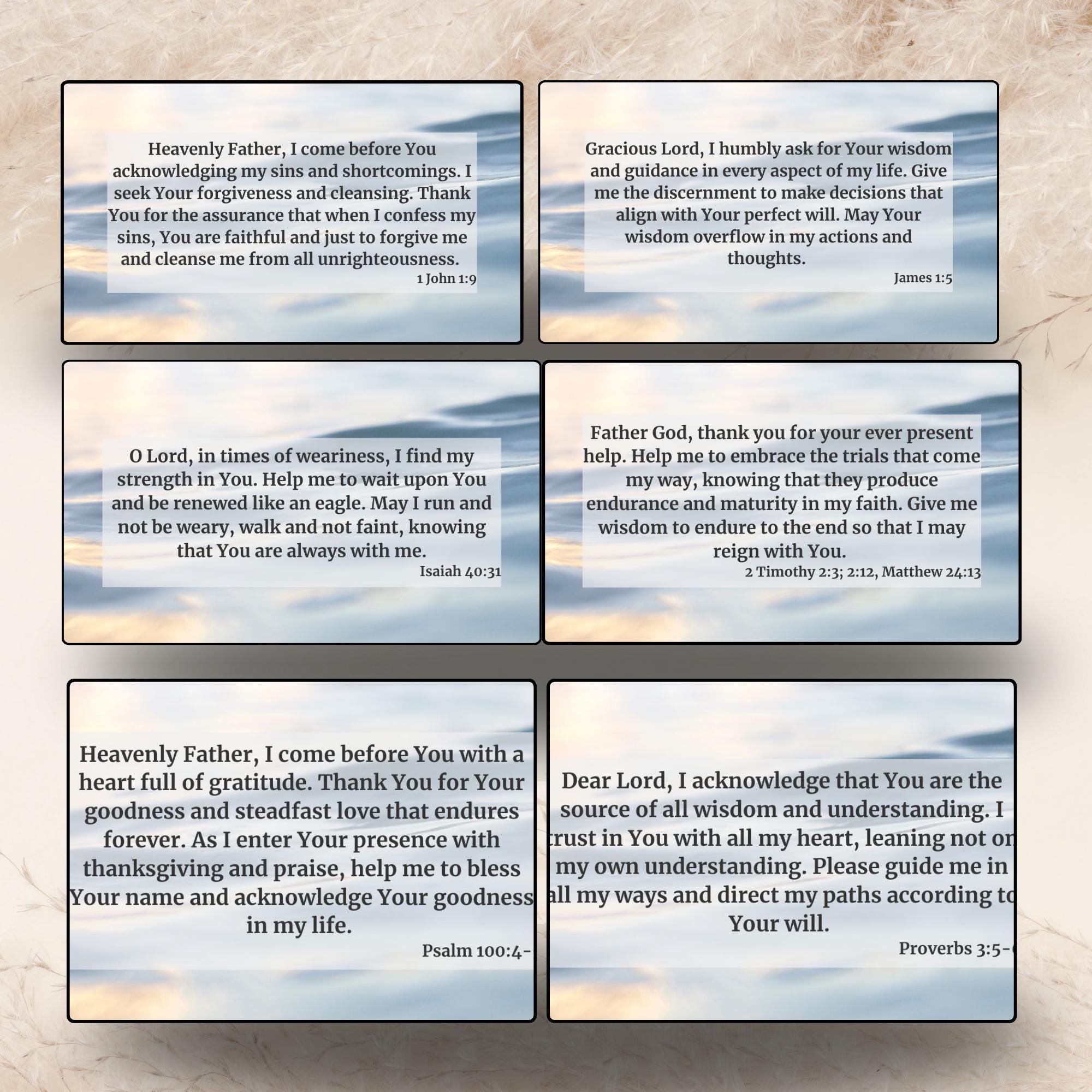 Printable Bible Scripture Digital Download, Bible Verse Cards ...