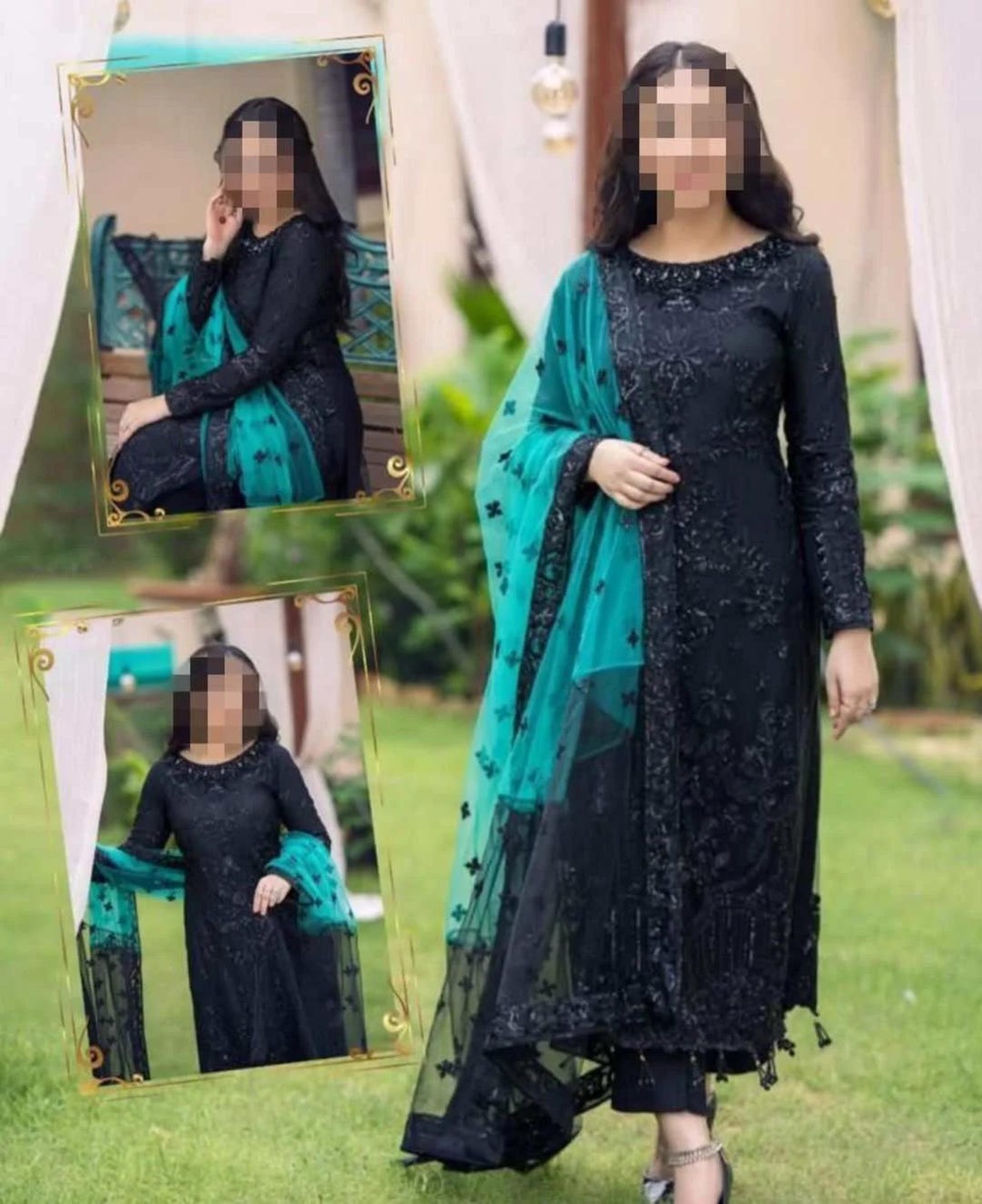 Meerab Dress Custom Stitch Pakistani Wedding Collection Dresses - Etsy ...