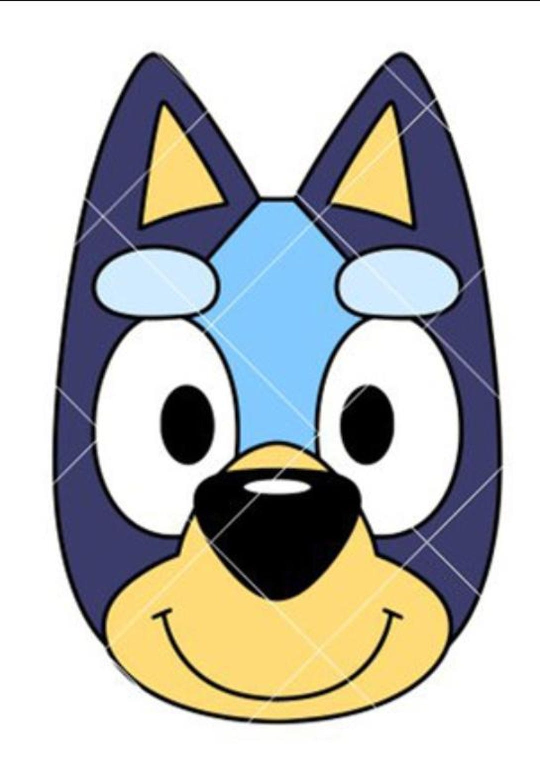 Bluey Face Cookie Cutter Stl File - Etsy
