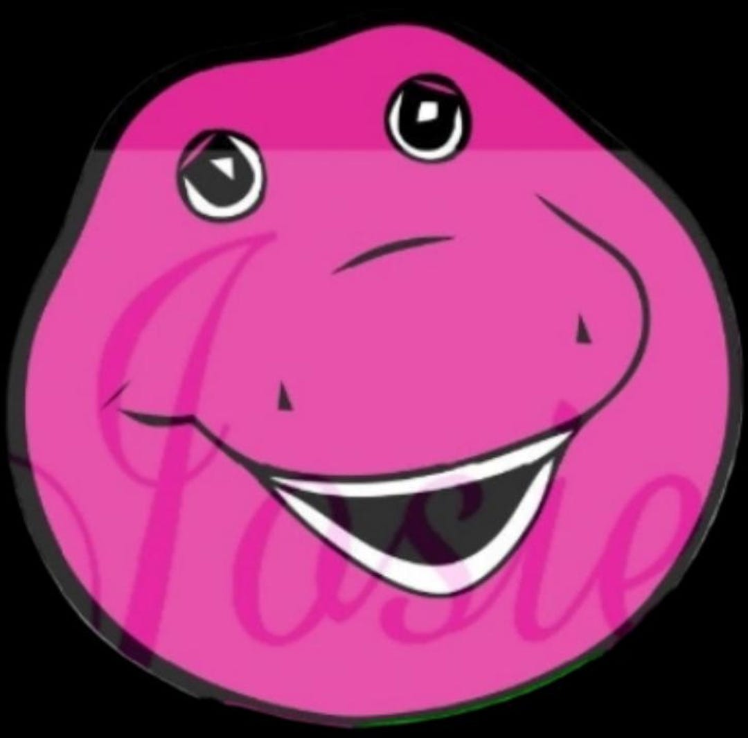 Barney Face Cookie Cutter Stl File - Etsy