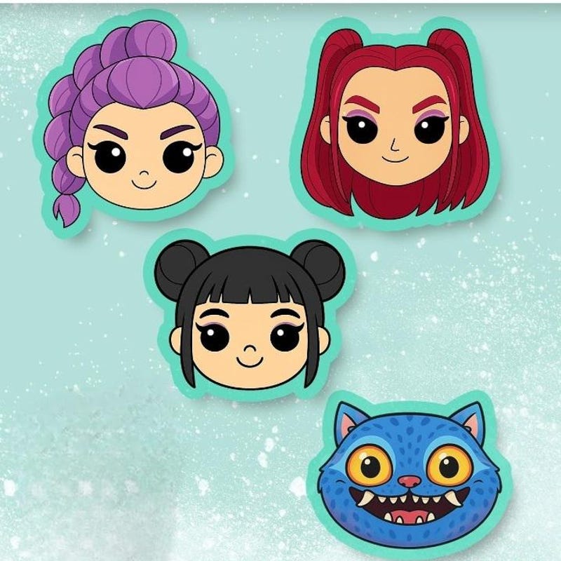 Kpop Demon Hunters Cookies - Etsy