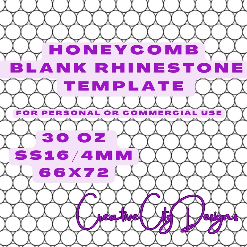 Rhinestones Templates - Etsy