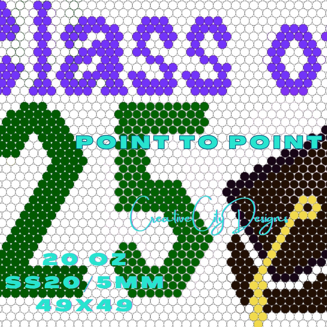 Class of '25- Digital Rhinestone Template: 20oz Skinny Tumbler 5mm/ss20 ...