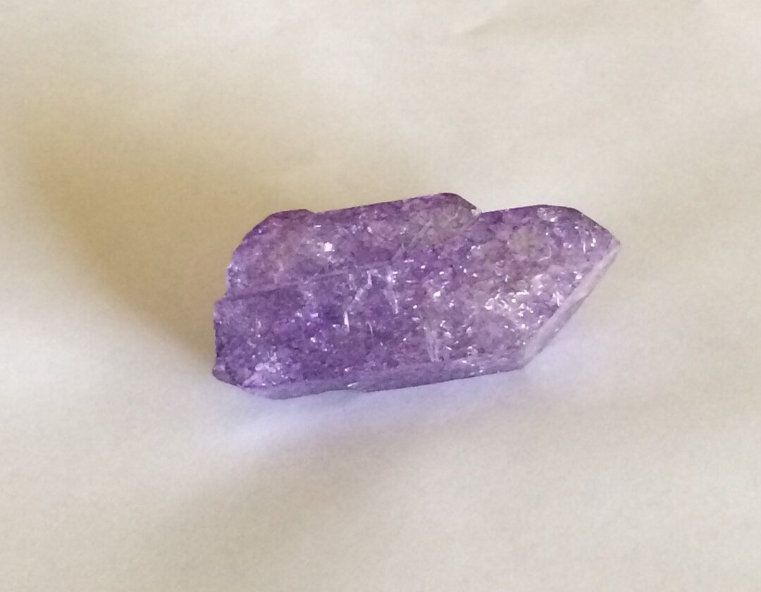 Purple Crackle Quartz Crystal - Etsy