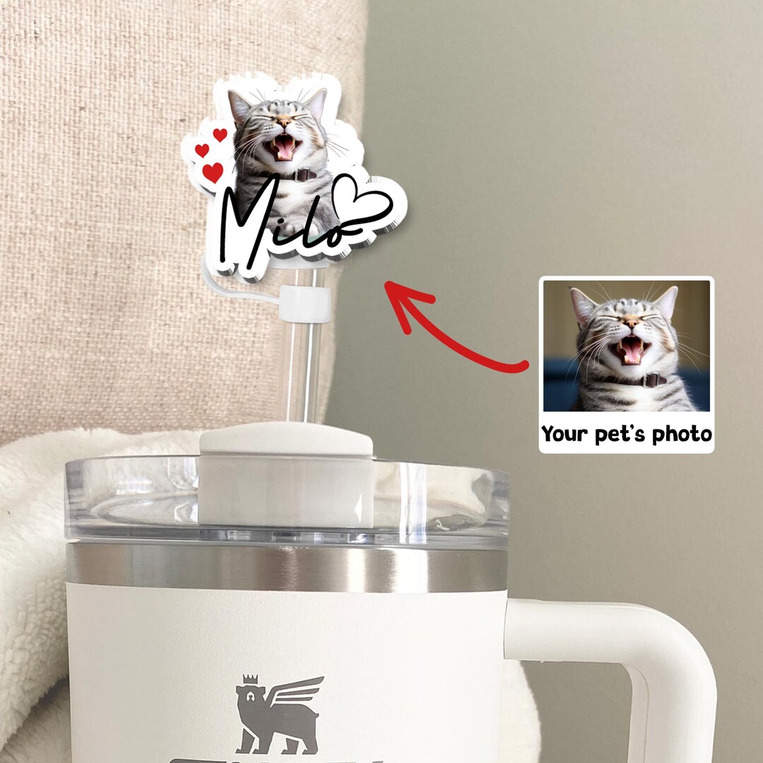 Pet Straw Topper for Stanley Cup Accessories ,customized Drink Cup ...